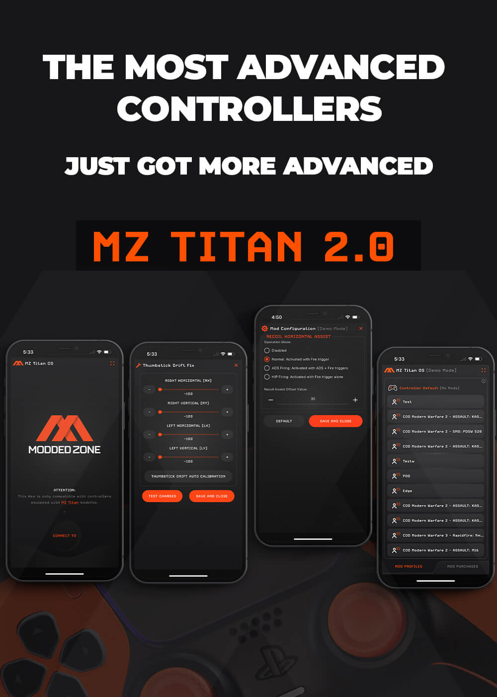 ModdedZone - Custom Modded Controllers for Xbox One and PS5