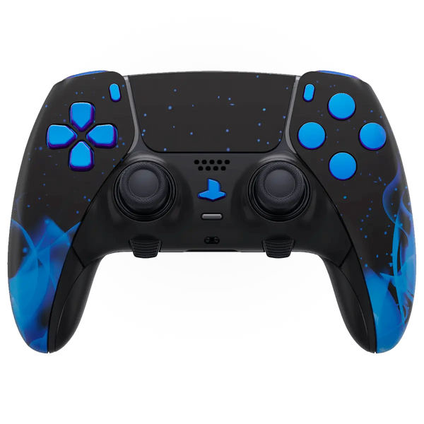 MODDEDZONE BLUE FIRE PS5 DualSense Edge Custom Modded Wireless ...