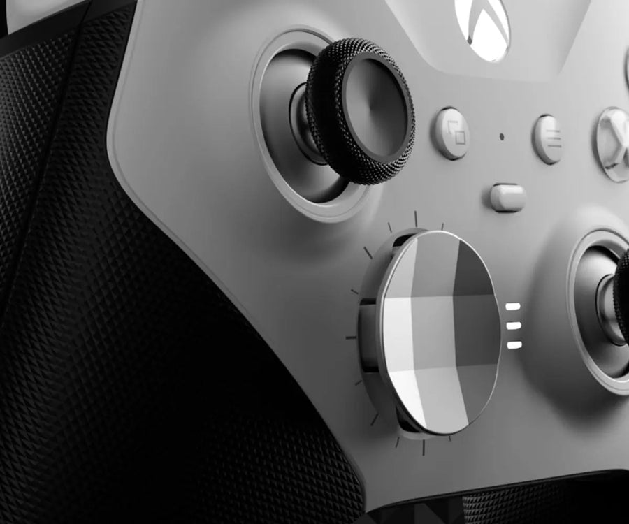 MODDEDZONE WHITE CORE XBOX ELITE SERIES 2 CUSTOM MODDED CONTROLLER ...