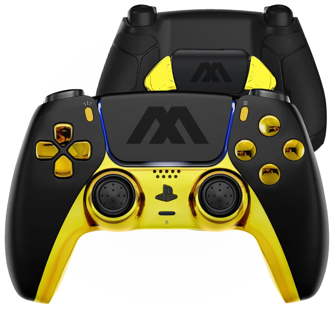 BLACK GOLD EXTREME PS5 SMART PRO MODDED CONTROLLER | MODDEDZONE