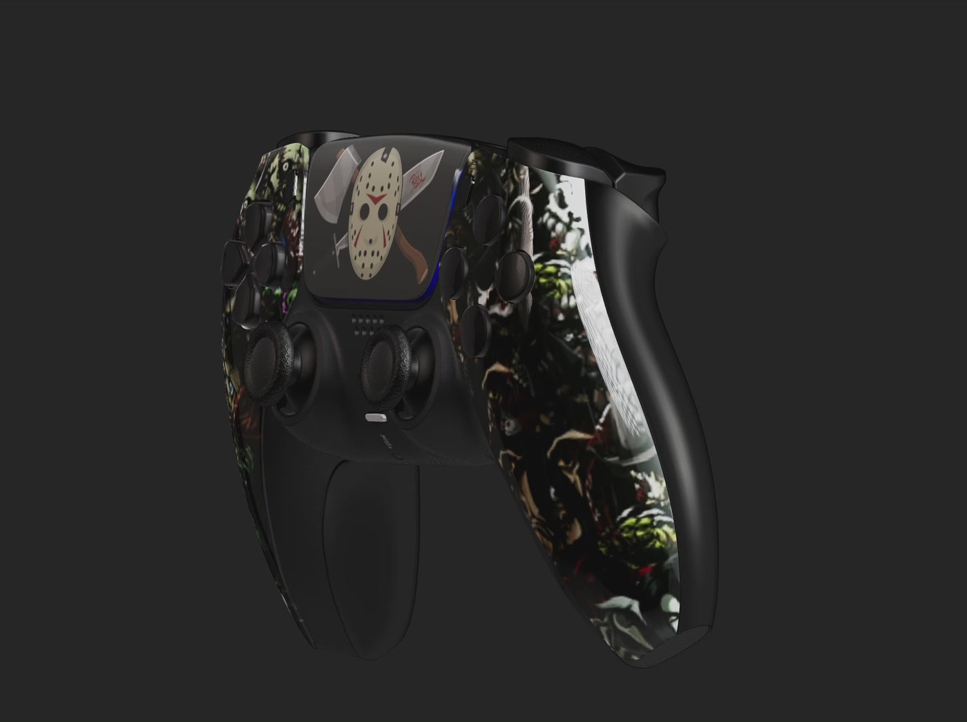 MODDEDZONE SCARY PARTY PS5 CUSTOM MODDED CONTROLLER | MODDEDZONE