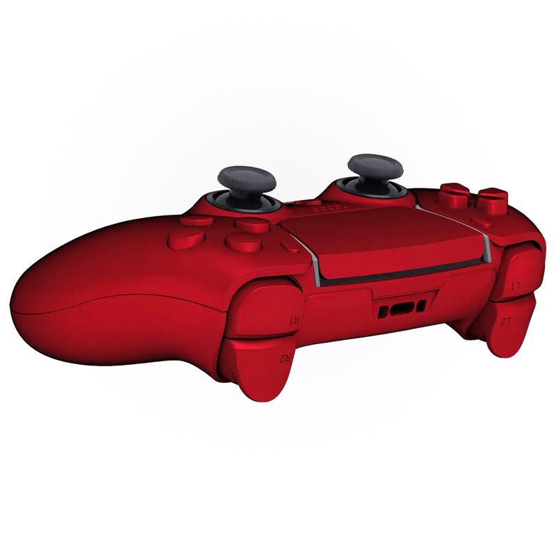 MODDEDZONE SOFT TOUCH RED PS5 DualSense Edge Custom Modded Wireless ...