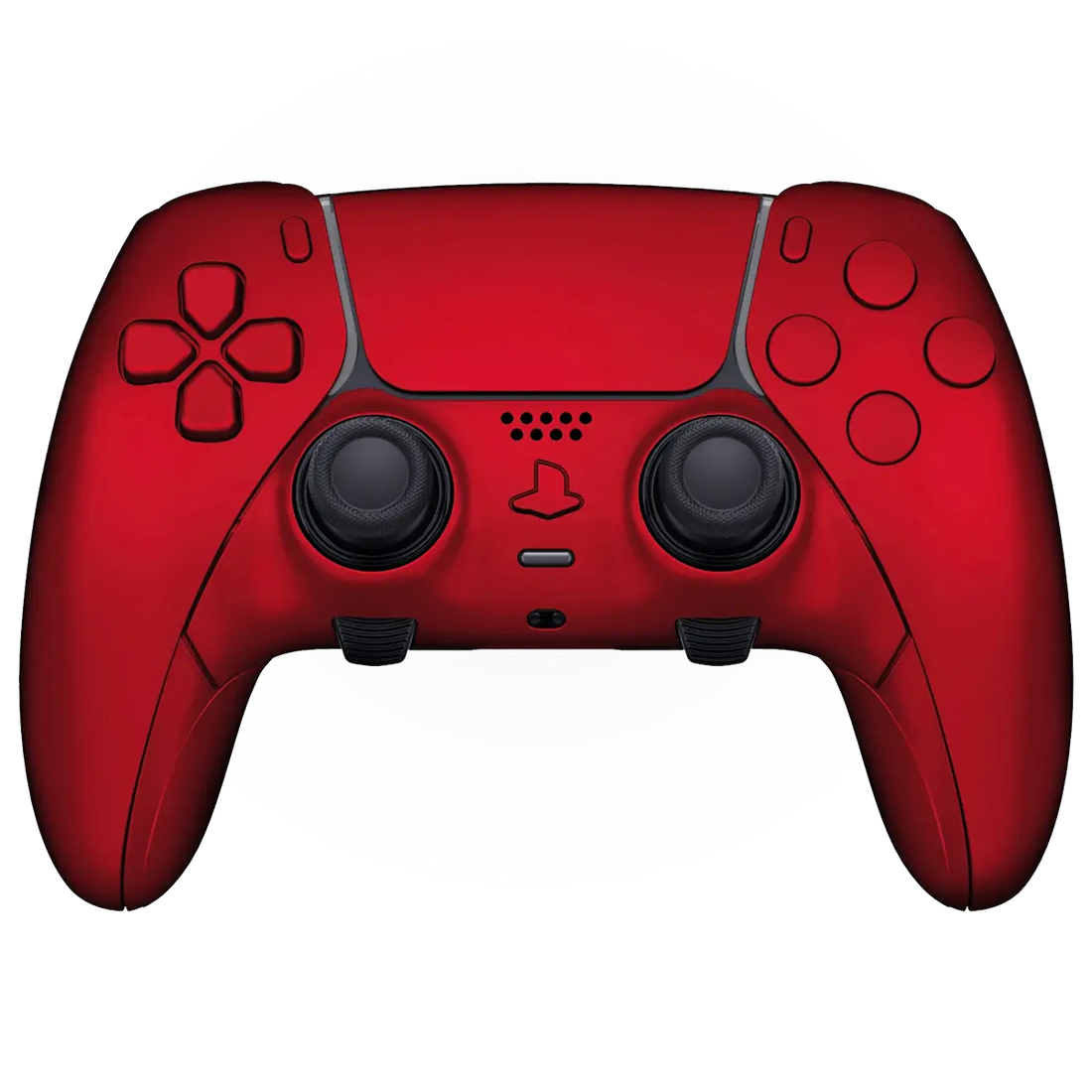 MODDEDZONE SOFT TOUCH RED PS5 DualSense Edge Custom Modded Wireless ...