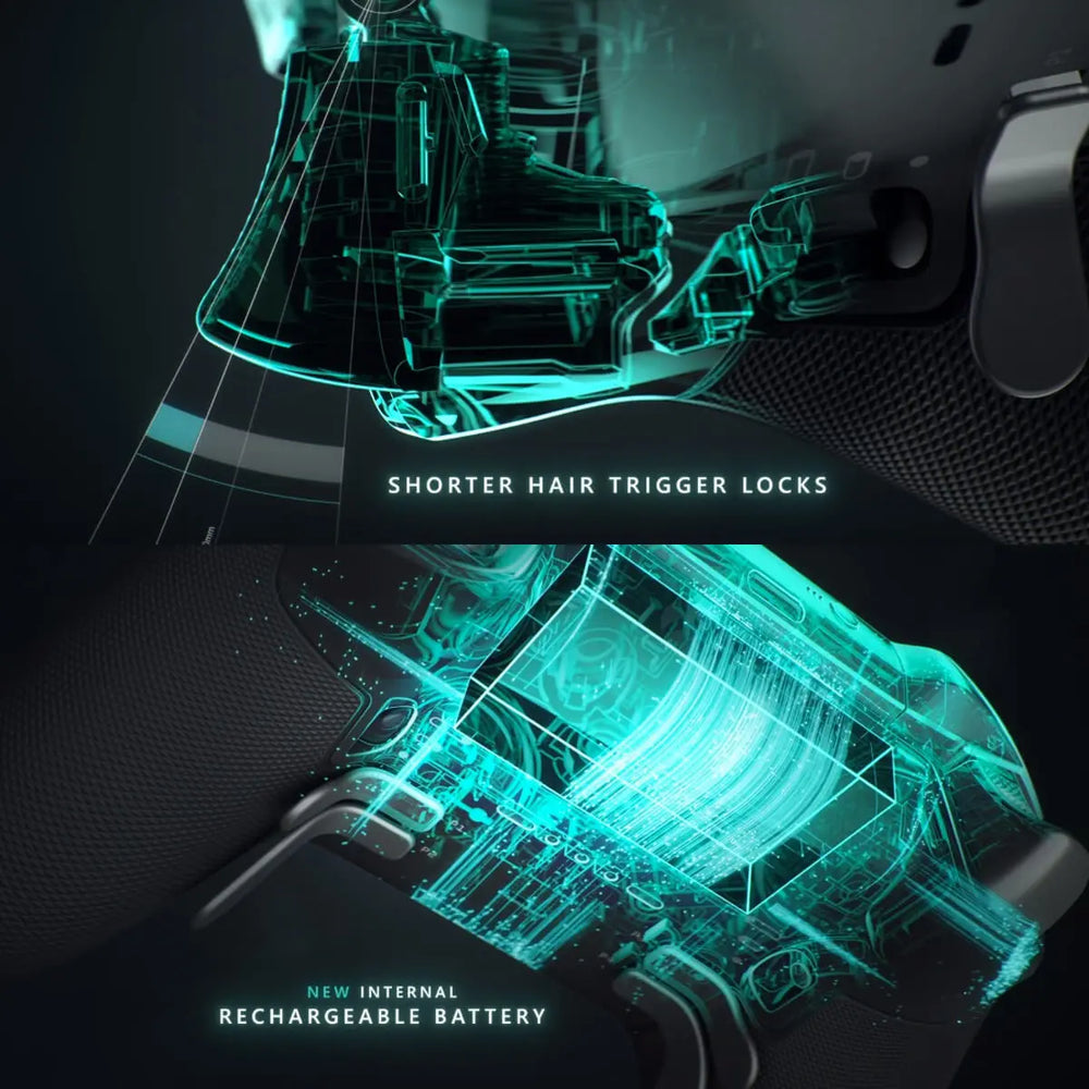 MODDEDZONE BLUE NEBULA XBOX ELITE SERIES 2 CUSTOM MODDED CONTROLLER | MODDEDZONE