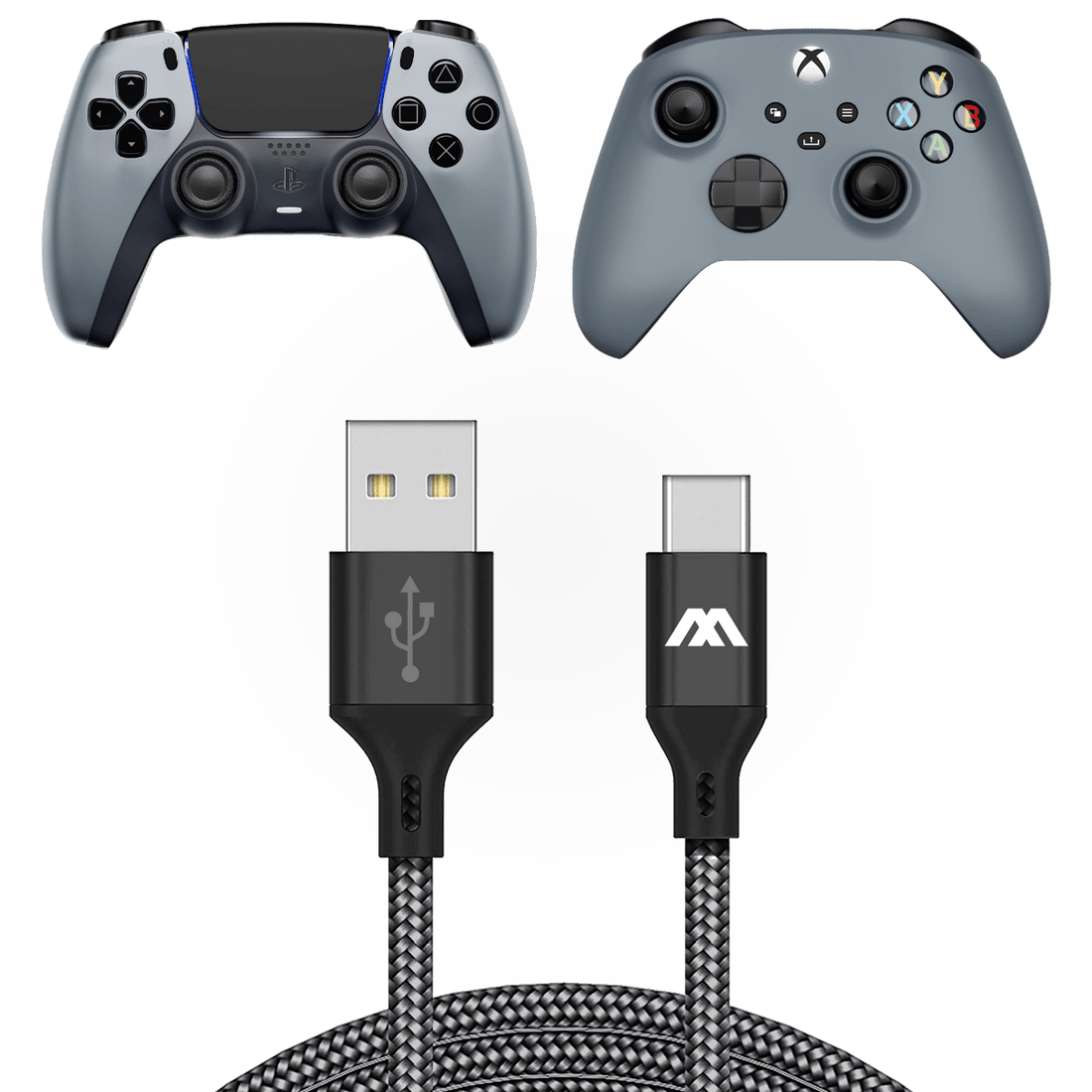 USB-C CABLE FOR XBOX SERIES X|S, PS5, NINTENDO PRO | ModdedZone
