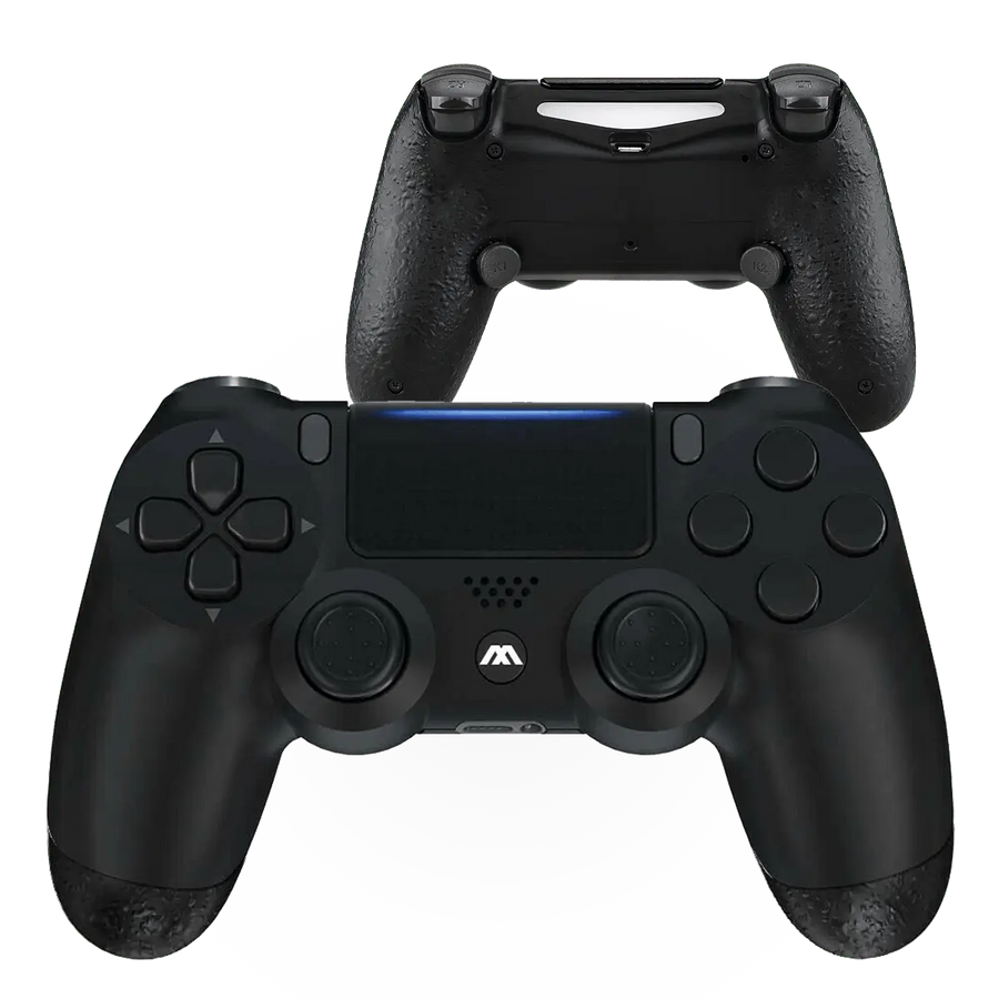 MODDEDZONE JET BLACK EXTREME PS4 SMART PRO MODDED CONTROLLER | MODDEDZONE