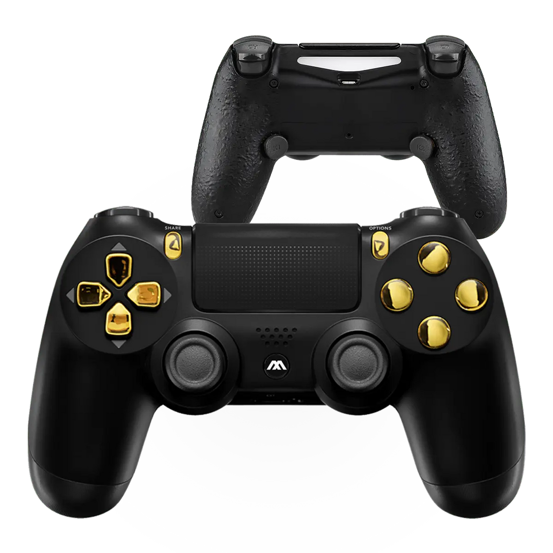 MODDEDZONE BLACK GOLD EXTREME PS4 SMART PRO MODDED CONTROLLER | MODDEDZONE