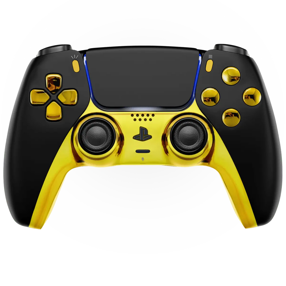 BLACK GOLD PS5 CUSTOM MODDED CONTROLLER | ModdedZone
