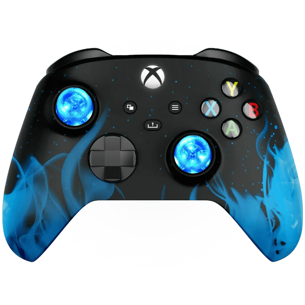 MODDEDZONE BLUE FIRE XBOX SERIES X CUSTOM MODDED CONTROLLER | MODDEDZONE