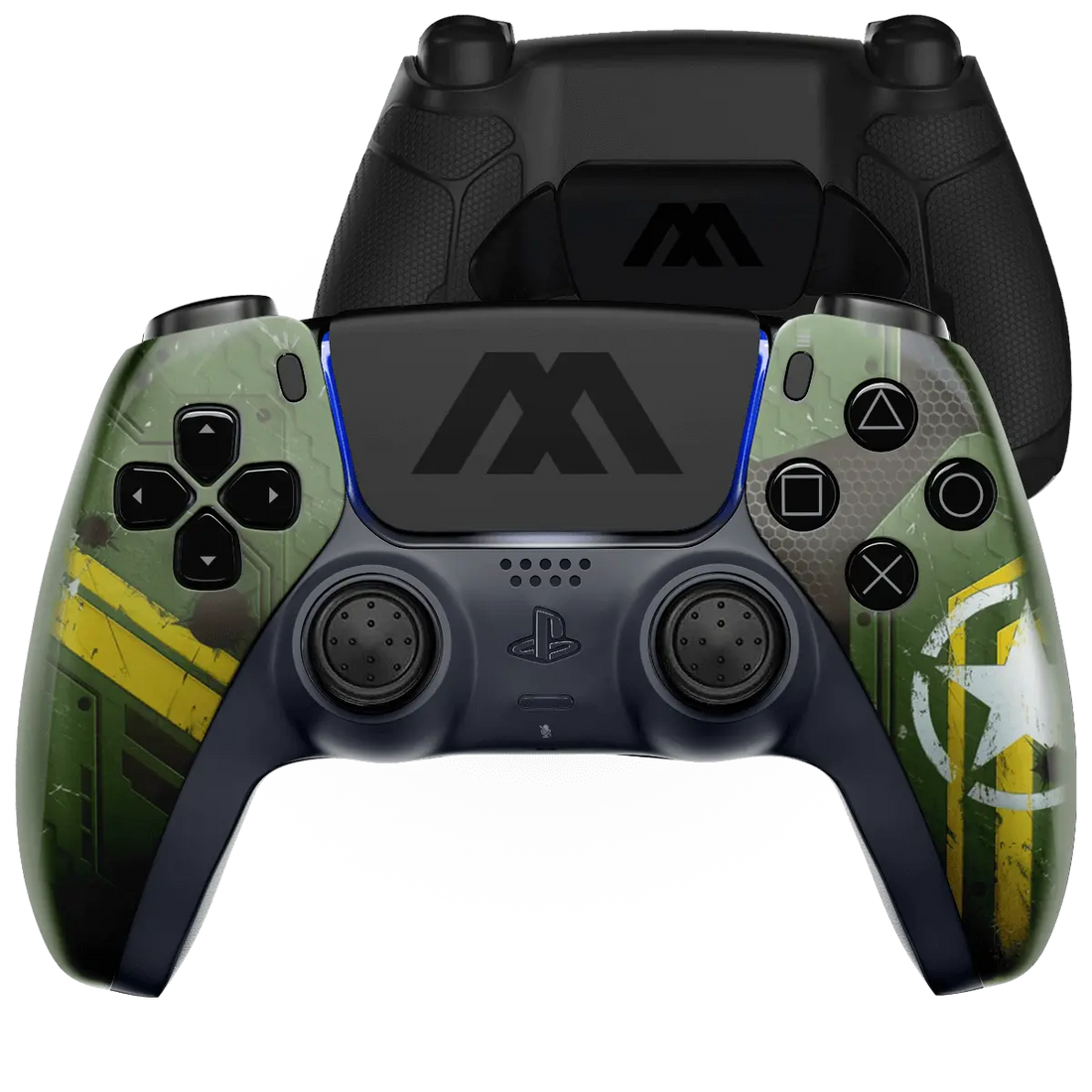 MODDEDZONE ARMY MECHA EXTREME PS5 SMART PRO MODDED CONTROLLER | MODDEDZONE