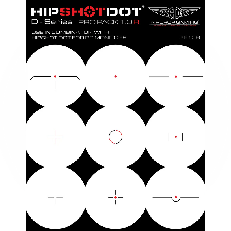 HIPSHOTDOT AIM SIGHT ASSIST TV | MONITOR DECALS | MODDEDZONE