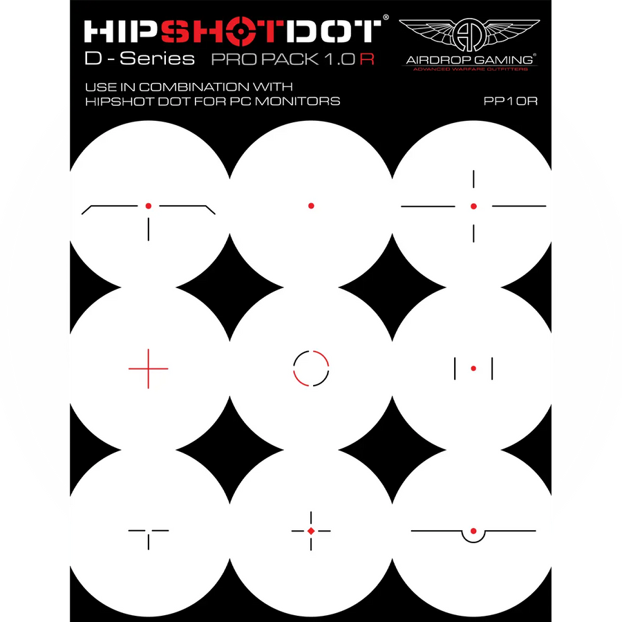 HIPSHOTDOT AIM SIGHT ASSIST TV | MONITOR DECALS | MODDEDZONE