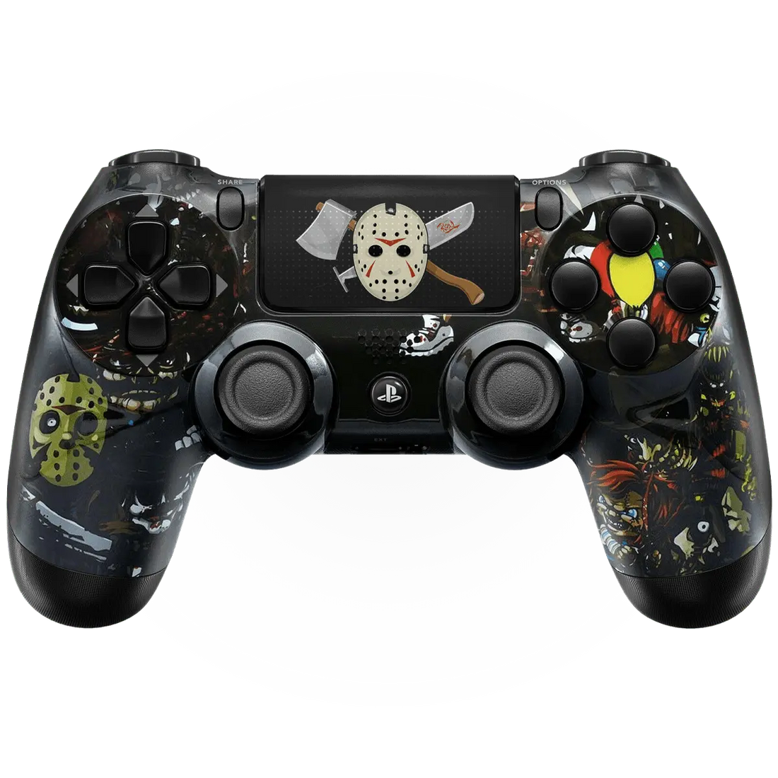 MODDEDZONE SCARY PARTY EXTREME PS4 SMART PRO MODDED CONTROLLER | MODDEDZONE