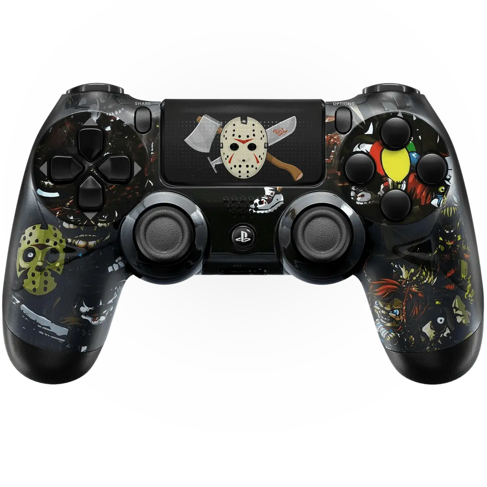 MODDEDZONE SCARY PARTY PS4 CUSTOM MODDED CONTROLLER | MODDEDZONE