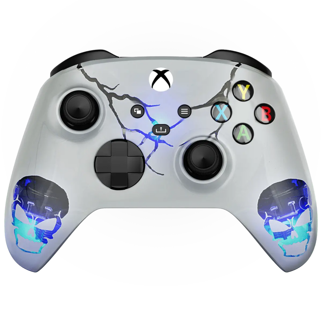 MODDEDZONE ILLUMINATING SKULLS XBOX SERIES X CUSTOM MODDED CONTROLLER ...