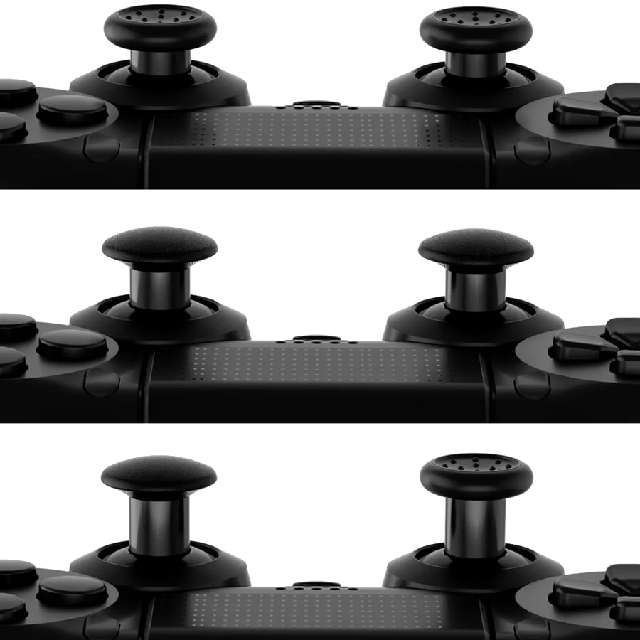 MODDEDZONE MIDNIGHT BLACK EXTREME PS5 SMART PRO CUSTOM MODDED CONTROLLER | MODDEDZONE